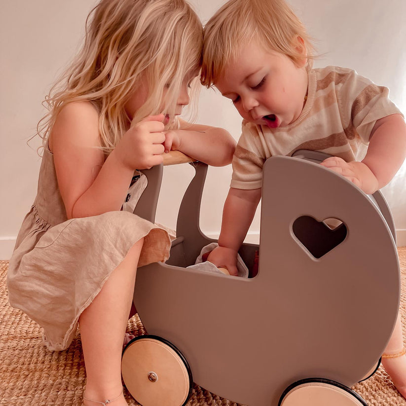 Moovers Wooden Dolls Pram - Danish by Design – Danish By Design B2B