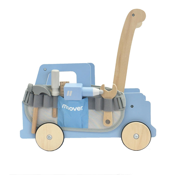 Moover Push Truck and Tool Set – Wooden Walker and Tool Toy for ...